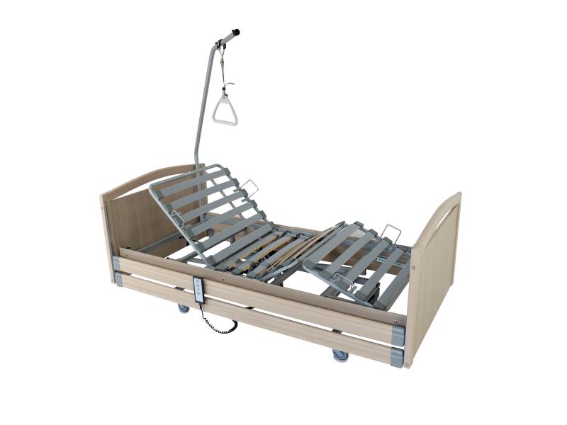 Lit électrique CONFORT 2 - avec main courante galbée | Lits électriques ...